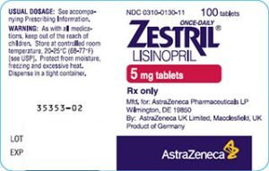 Zestril 5 mg Medicamento al Mejor Precio Comprar Sin Receta